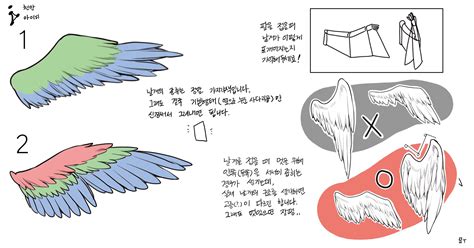 새의 날개 따옴표