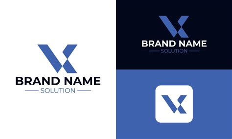 Letter X Logo Modern Minimal Corporate Mark 77775338 Vector Art At