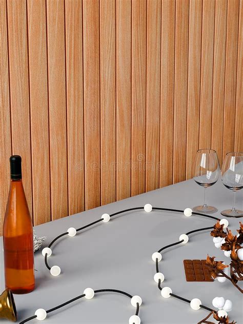 Background For Product Placement 3d Render Stock Illustration