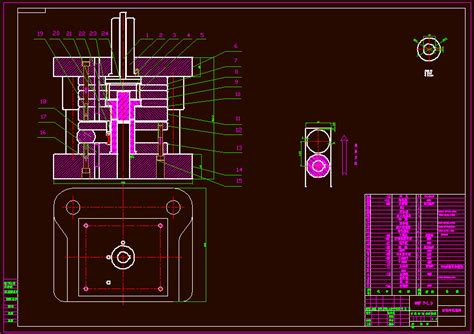Jj4276 压圈冲压复合模具设计 模具设计 龙图网