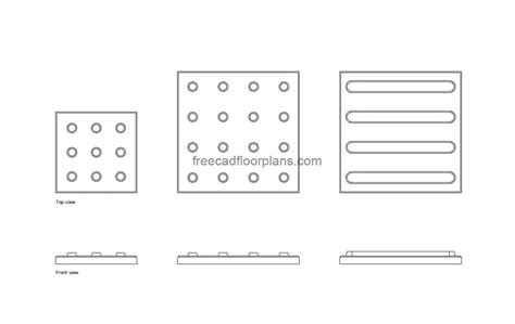 Tactile Paving Free Cad Drawings