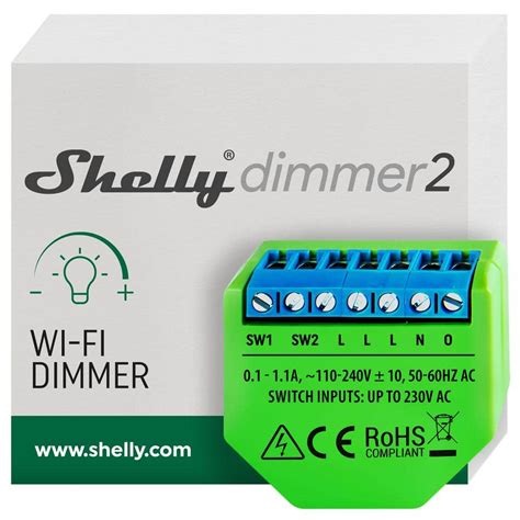 Reviews For Shelly Dimmer 2 Wifi Smart Dimmer Switch No Neutral Wire