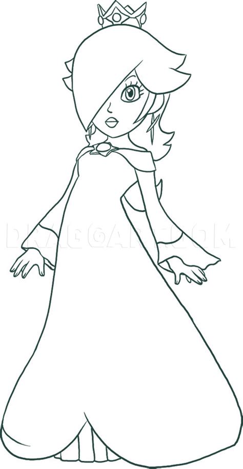 How To Draw Rosalina Step By Step