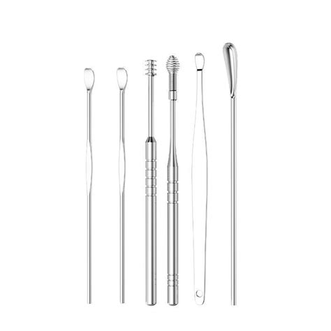 6pcs Ear Cleaner Wax Removal Tool Earpick Sticks T Vicedeal