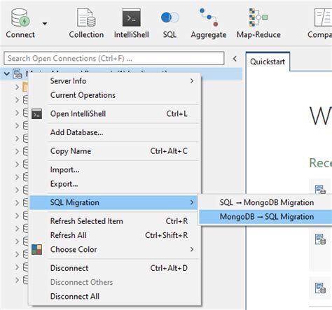 Mongodb To Sql Migration Export Mongodb Collections To Sql