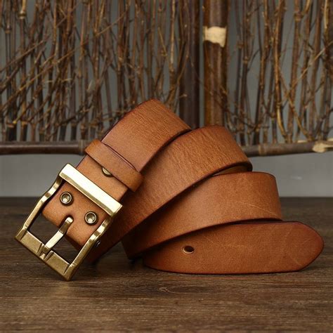 Luxury Mens Leather Dress Belt Old Town Leather Goods