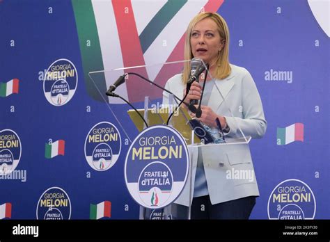 Giorgia Meloni Wins Italian Elections Fratelli Ditalia Is Italys