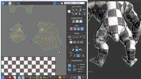Sneak Peek Edit Uvw Unwrap In 3ds Max 2 Youtube