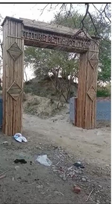 bamboo enterence main gate in delhi at best price in gurugram by narayan handicraft bamboo