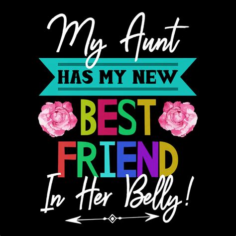 My Aunt Has My New Best Friend In Her Belly Future Cousins Premium T S Fanny Pack By