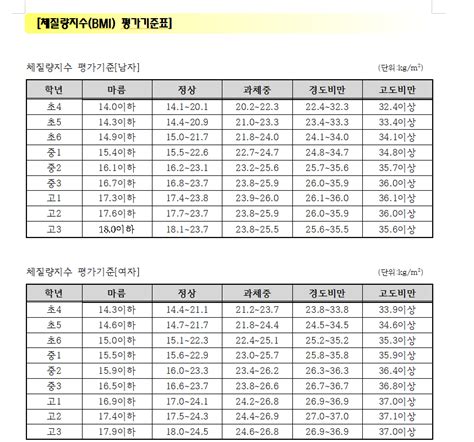 팝스 기준표 Feat 종목별 2022 최신 기준표 24four7