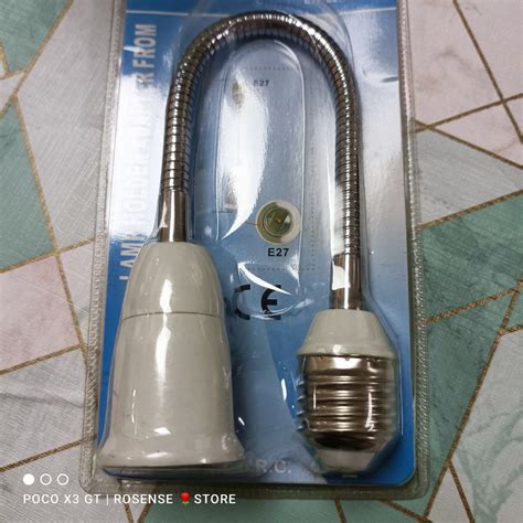 Medium Base Flexible Lamp Holdersocket Extender Extends Lamp 6 14