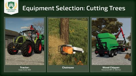 Farming Simulator Chopping Down Deciduous Trees Tutorial