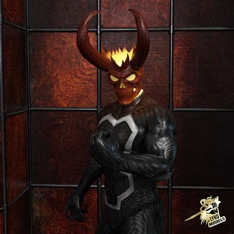 Marvel Ghost Rider King Of Hell Outfit For G8m Daz Content By Lykomodels