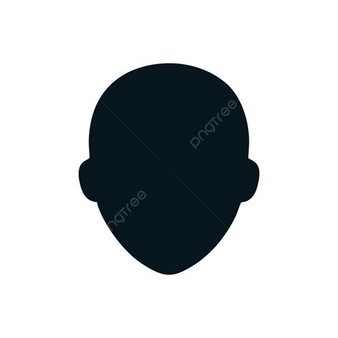 Human Head Vector Front