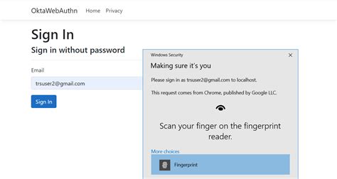 Silent Authentication Using Okta Webauthn Microsoft Qanda