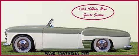 Plans To Do A Hillman Minx 1953 Mk V As A Coachbuilt Sports Custom