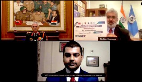 Indian Army Conducts Hackathon At Mcte Mhow To Promote Expertise In