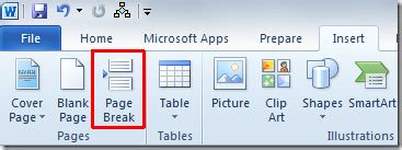 How To Insert Page Break In Word Vpluli
