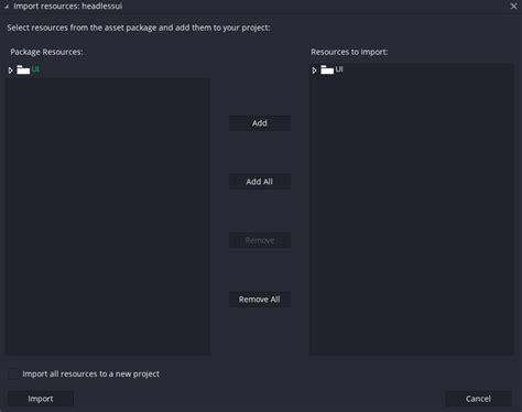 quick start headless ui