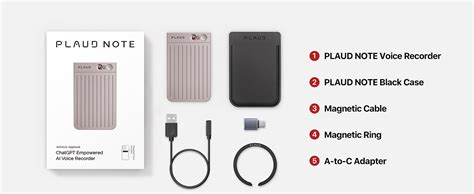 Ai Voice Recorder Plaud Note Voice Recorder Wcase App Control