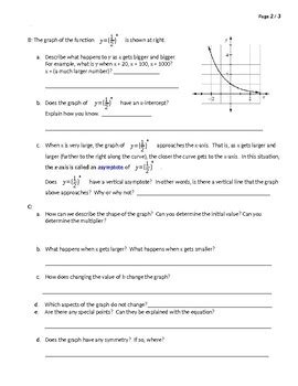 Alg Exponential Intro Classwork By Claire BAE TpT