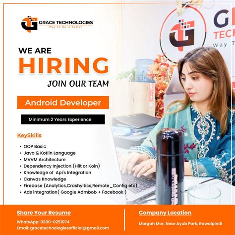 Maria Khan Chrp On Linkedin Hiring Androiddeveloper Techjobs 11