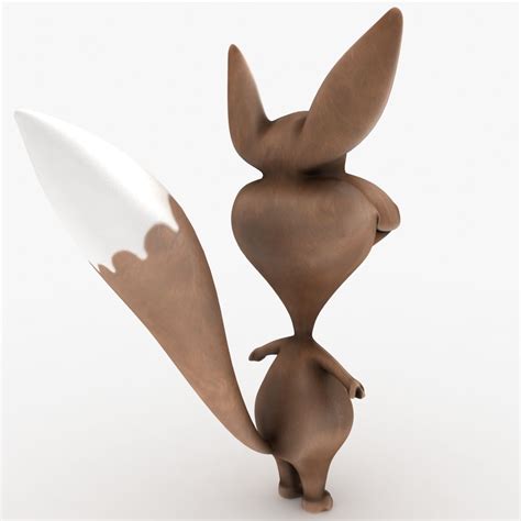 만화 여우 강한 3d 모델 34 Unknown Max 3ds Obj Fbx Free3d