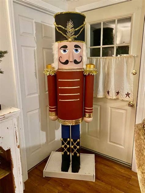 Nutcracker Face Template For 6 1 2 Foot Nutcracker As Seen On Etsy Christmas Diy
