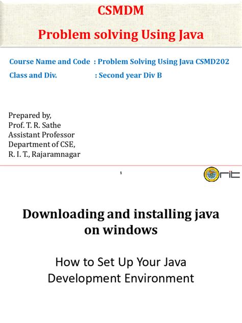 Downloading And Installing Java On Windows Pdf Java Programming Language Computer Program