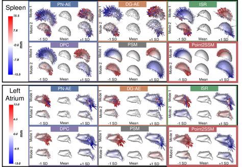 Primary And Secondary Modes Of Variation Captured By Spleen And Left Download Scientific