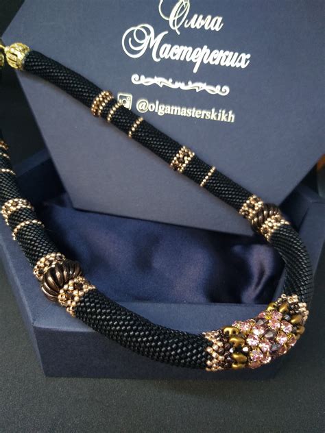The Magnificent Century Necklace Made Of Beads Rhinestones Etsy