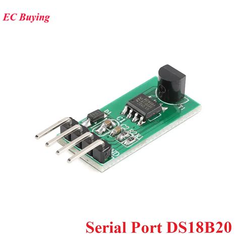 Serial Port DS B Digital Temperature Sensor Module Microcontroller Communication For