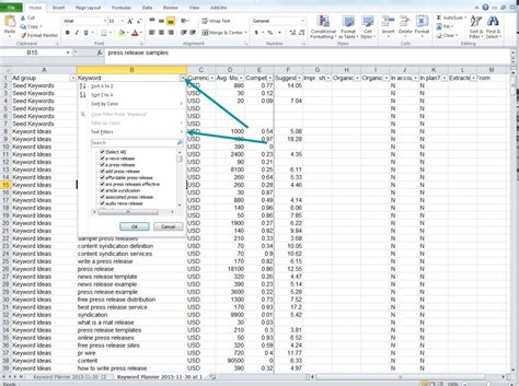 Using Excel Filter To Delete Or Keep Rows Containing Specific Text Or