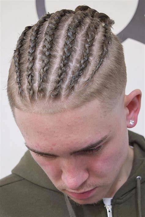 White Cornrows Guy
