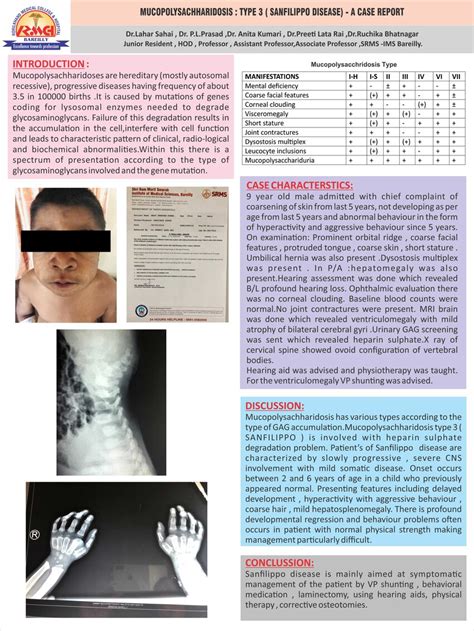 Pdf Sanfilippo Disease