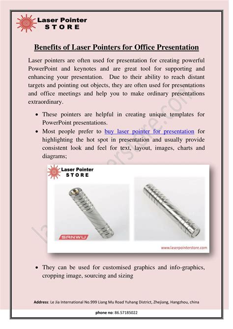 PPT Benefits Of Laser Pointers For Office Presentation PowerPoint Presentation ID