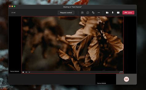 Microsoft Teams Give Control And Request Control During A Meeting