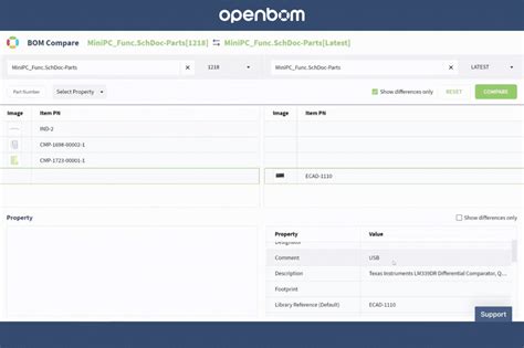 New Bom Comparison Sneak Peek Video Openbom