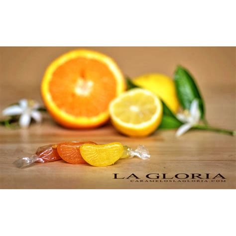 Gajitos Naranja Y Limón Caramelos Con Sabores Cítricos
