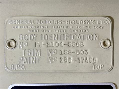 1956 Holden Fj Windowless Panel Van Burns And Co Auctions