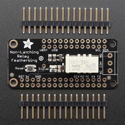 Adafruit Non Latching Mini Relay Featherwing Elektronica Voor Jou