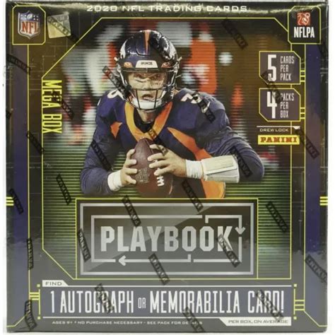 Verified 2020 Panini Playbook Football Mega Box Orange Parallels By