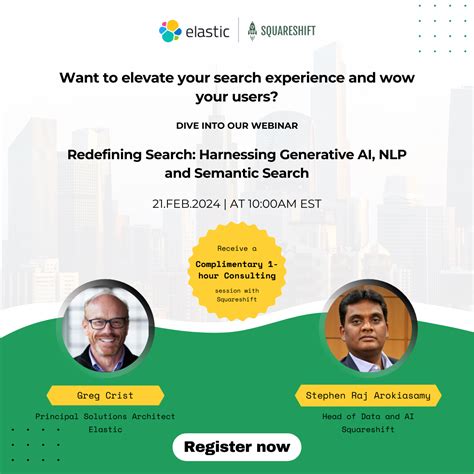 Elevate Your Search Experience Join Our Exclusive Webinar On Generative Ai Nlp And Semantic