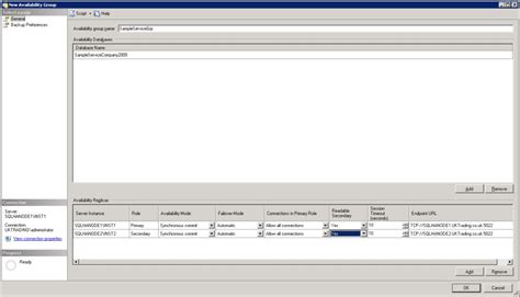 Alwayson Availability Groups In Sql Server Sqlservercentral