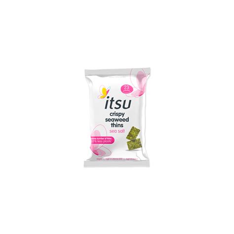 Itsu Crispy Seaweed Thins Sea Salt Pk