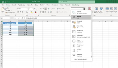 How To Use Trigonometric Functions In Excel How To Use Trigonometric Functions In Excel