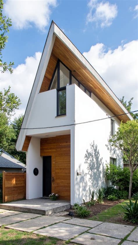 24 Modern House Exterior Angled Roof Designs That Add Character