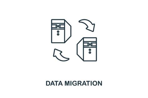 Data Migration Icon Graphic By Aimagenarium · Creative Fabrica