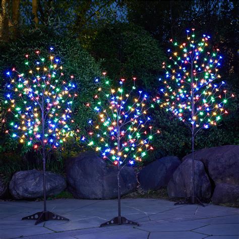 Lightshare Lighted Cherry Blossom Tree 4ft 5ft And 6ft Pack Of 3